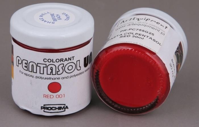 Pentasol Czerwona pasta do barwienia żywic 30ml - Ceny i opinie - Ceneo.pl