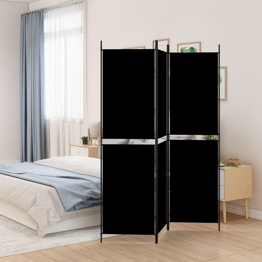 VidaXL Parawan 3 Panelowy Czarny 150X200cm Tkanina (350229) - Opinie i ...