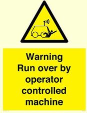 Viking Signs Znak 'Warning Run Over By Operator' Sterowany Maszyną 600x800mm A1P - Ceny i opinie ...