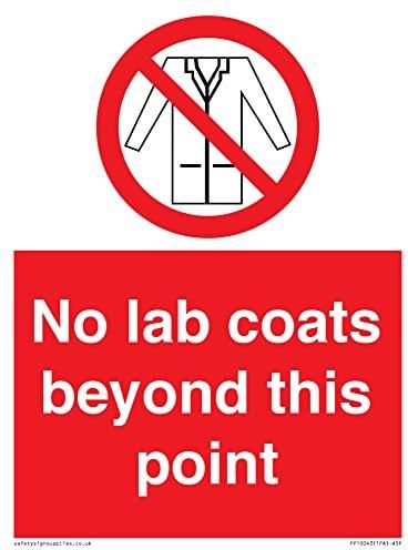 Viking Signs No Lab Coat Beyond This Point Znak 150x200mm A5P - Ceny i ...
