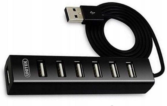 Hub USB Unitek Hub 7 portów Usb długi kabel 80cm (Y2160) - Opinie i ...