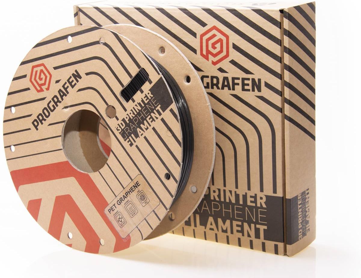 Filament PROGRAFEN FILAMENT GRAPHENE PET-G 1,75 MM 0,5 KG CZARNY ...