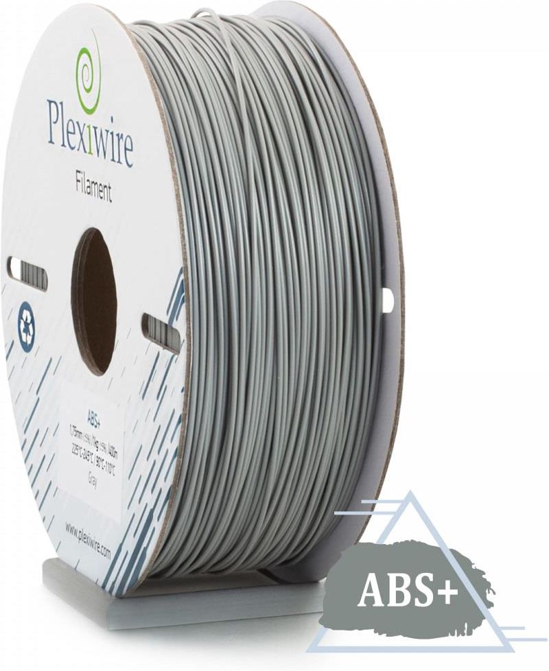 Filament ABS+ Filament Plexiwire 1,75 mm Szary 0.75kg/300m - Opinie i ceny na Ceneo.pl