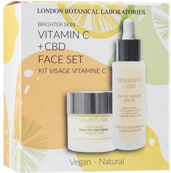 London Botanical Laboratories Zestaw - Vitamin C+Cbd Face Set - opinie ...