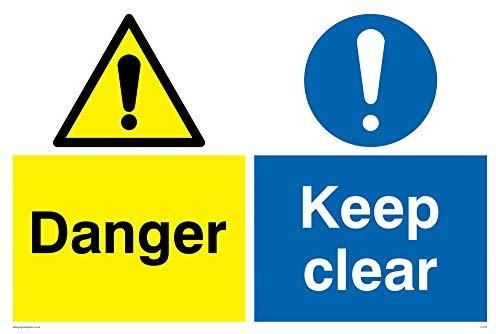 Viking Signs Znaki Wikingów Ca606 A4L V Znak Danger Keep Clear Winyl/Naklejka 300mm X 200 - Ceny ...