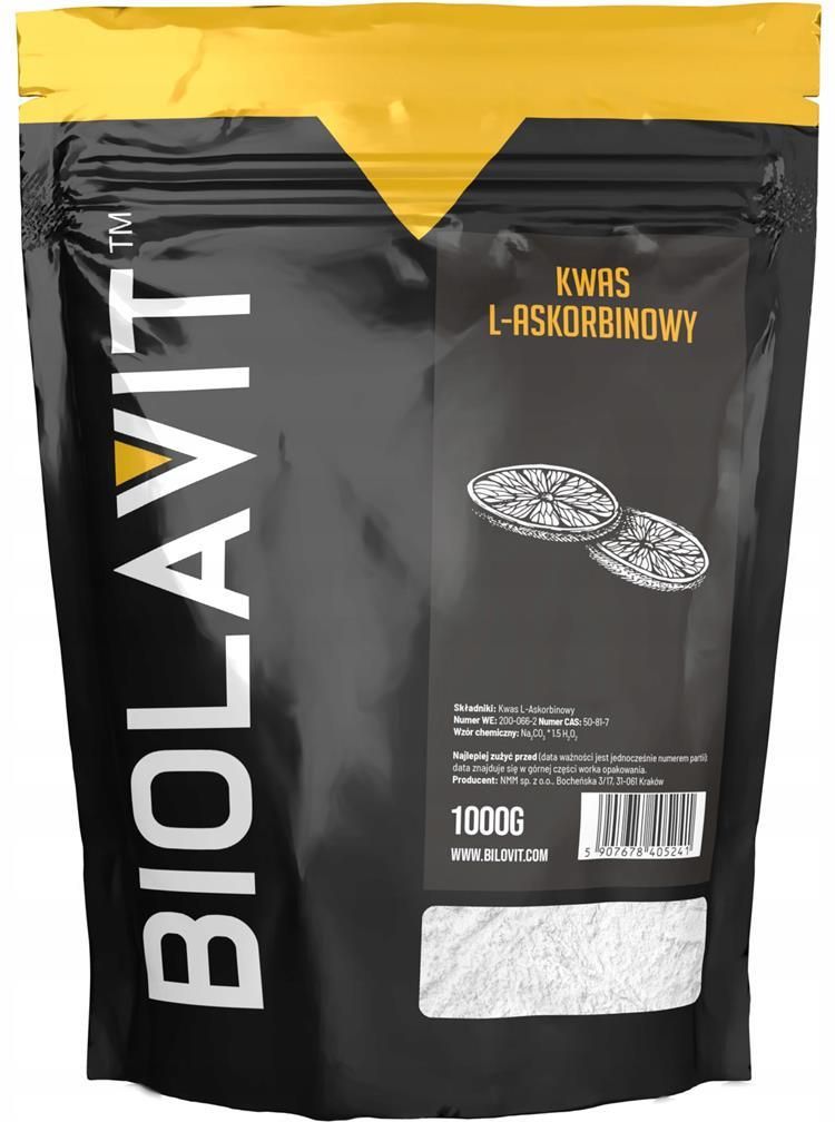 Preparat medycyny naturalnej Bilovit Kwas l-askorbinowy 1000g - Opinie ...