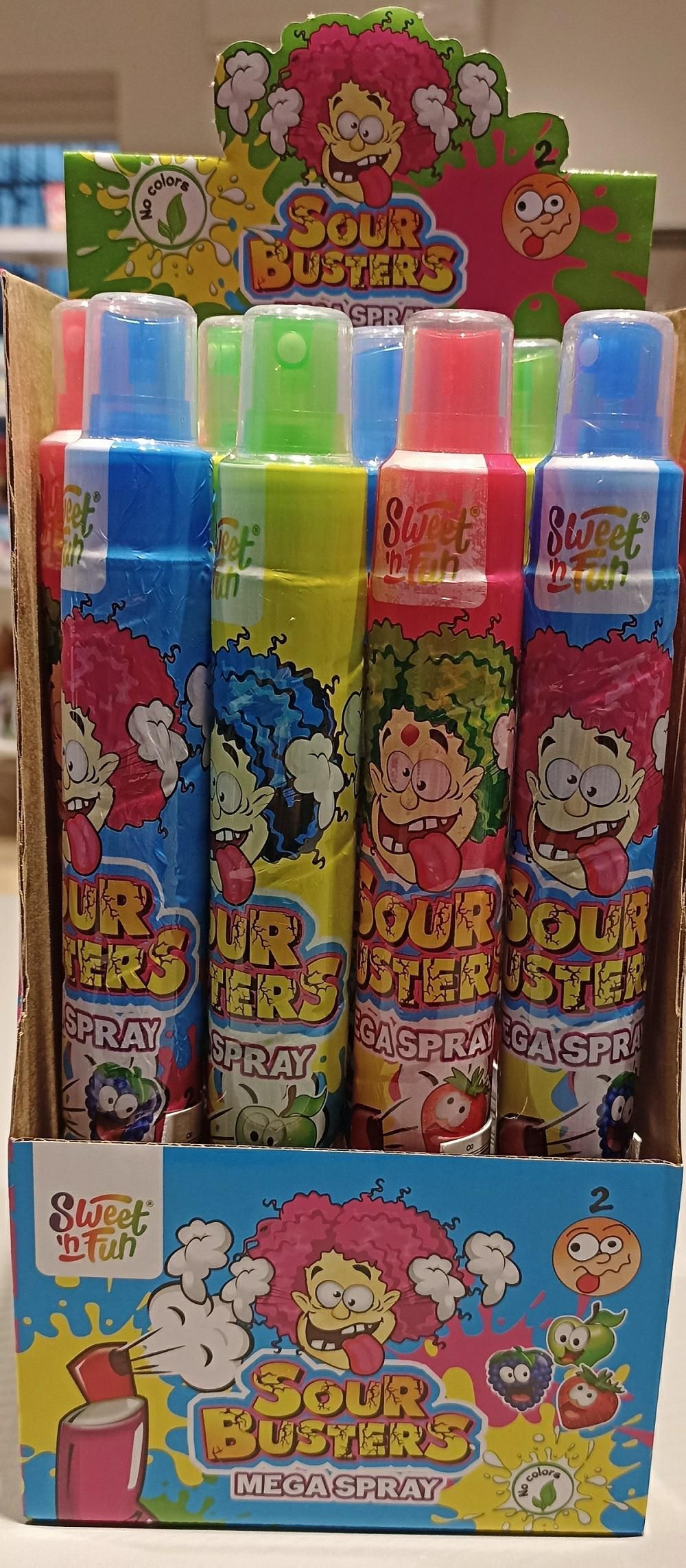 Sweet N Fun Prc Candy Connection Sour Busters Mega Spray 102Ml 3 Smaki ...