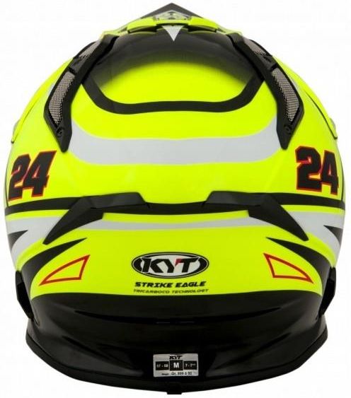 Kask motocyklowy Kyt Strike Eagle Simpson Replica Żółty - Opinie i ceny ...
