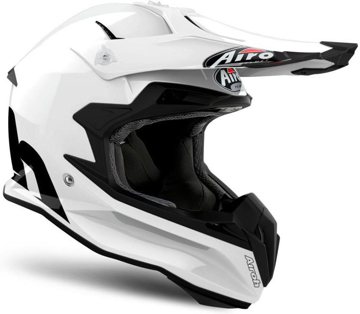 Kask motocyklowy Airoh Off-Road Terminator Open Vision Biały Glossy ...