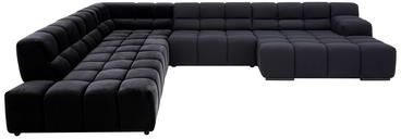 Designwerk Salony Agata Duży Narożnik U Kształtny Czarny Temple 633954 ...