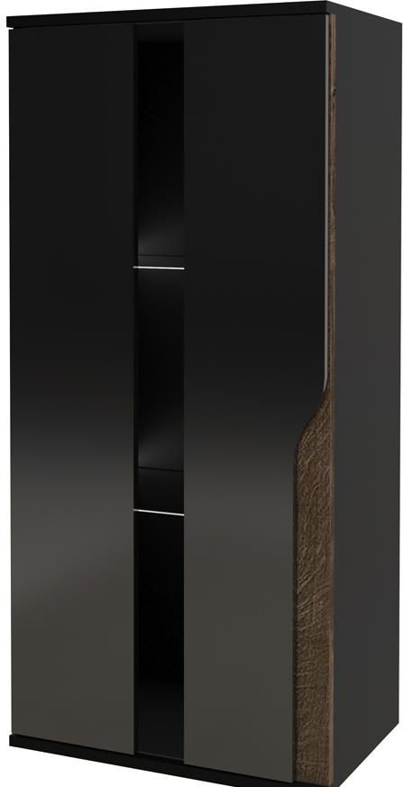 Witryna Promina 50 Cm Czarny Mat Połysk Dąb Monastery 123578 - Opinie i ...