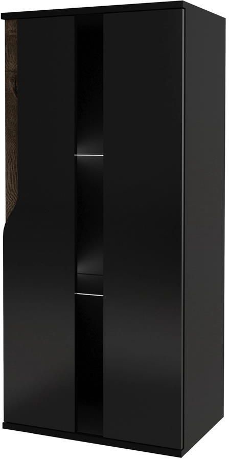 Witryna Promina 50 Cm Czarny Mat Połysk Dąb Monastery 123578 - Opinie i ...