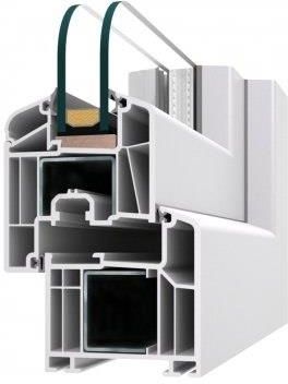 Alucon Invest Okno Pcv 130x130 Ru/R Białe - Opinie i ceny na Ceneo.pl