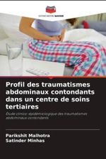 Profil des traumatismes abdominaux contondants dans un centre de soins ...