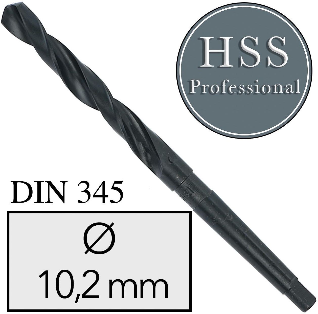 Wiertło Melver Fi 10,2mm Wiertło Do Metalu Nwkc Hss Din 345 Stożek ...