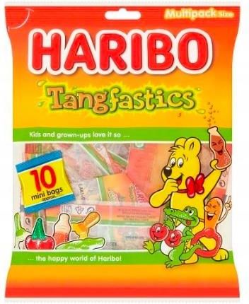 Haribo Tangfastics 10 Mini Bags Żelki 1x160g - Ceny i opinie - Ceneo.pl