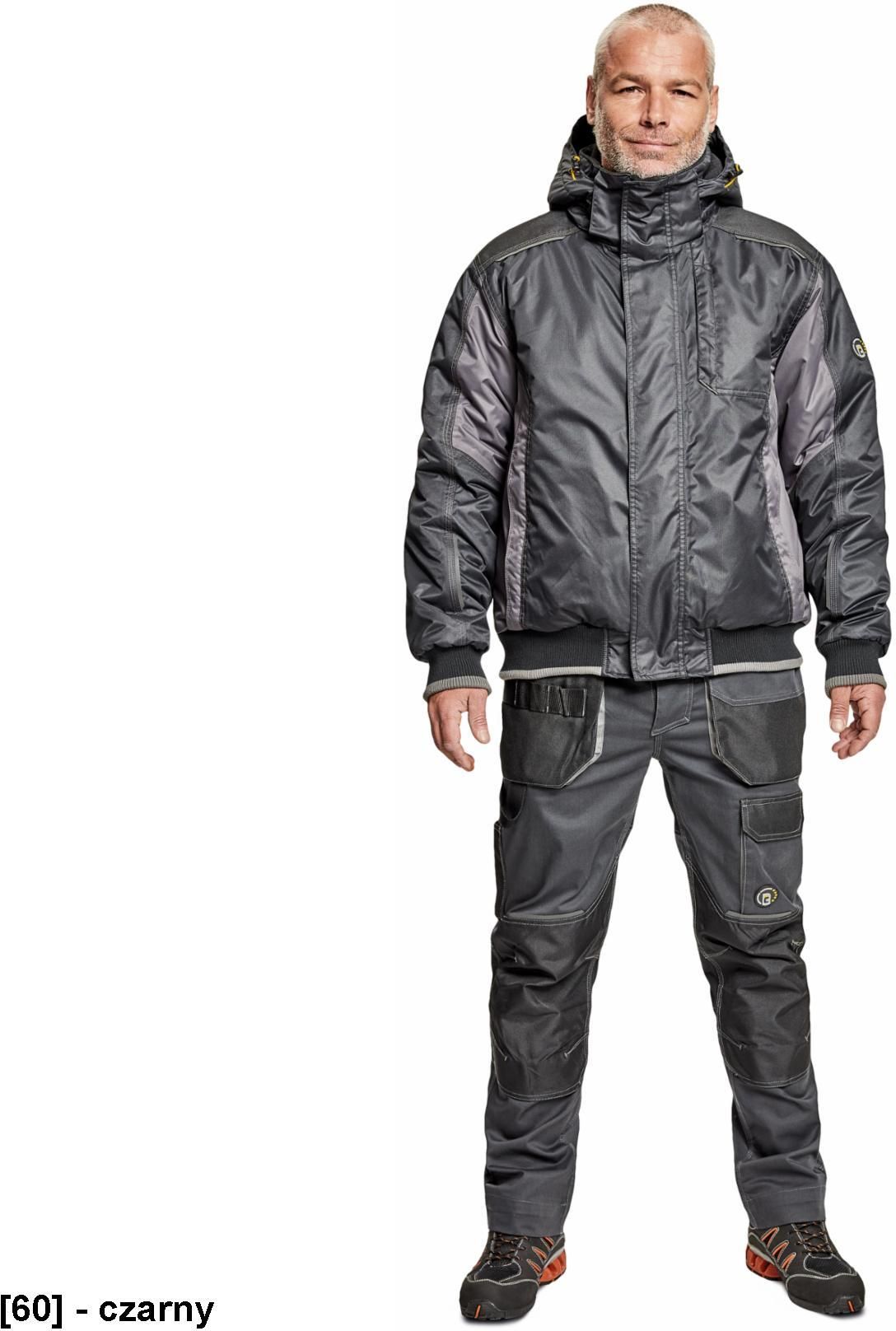 Dayboro Pilot Kurtka Męska Pilotka Odpinany Kaptur Polar Kołnierz I W ...