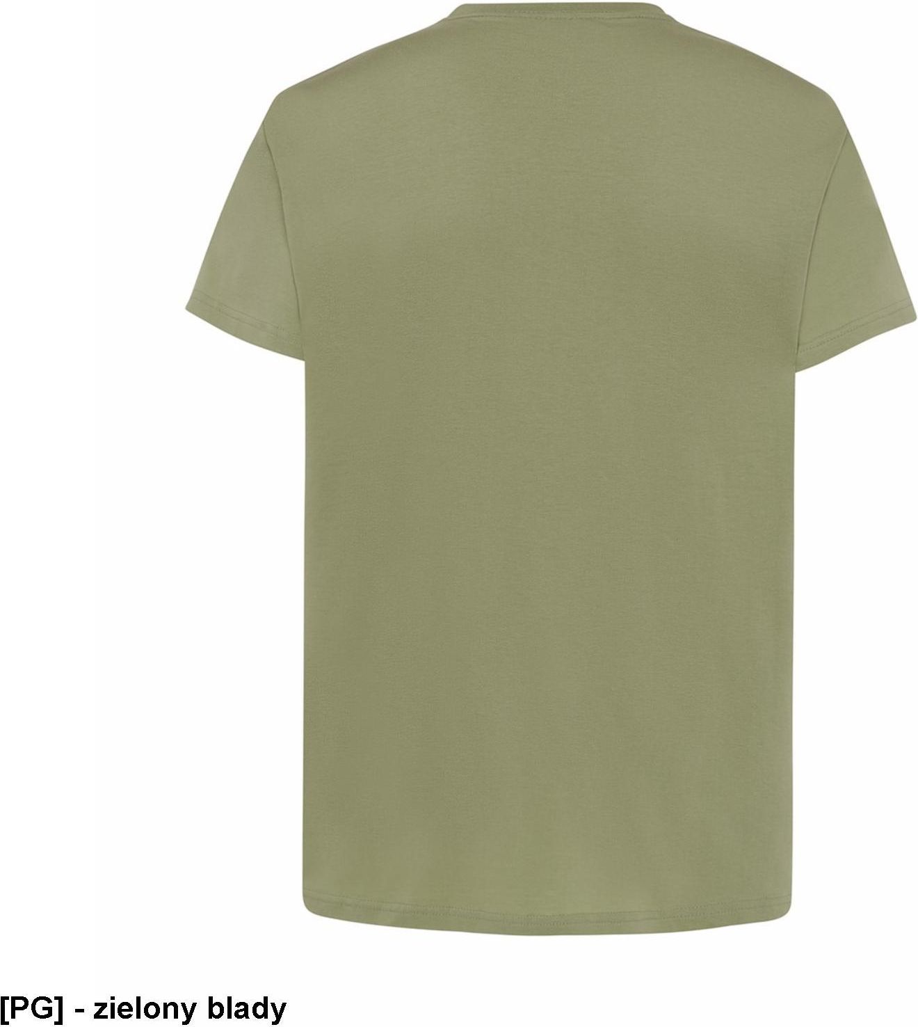 Premium T Shirt Jhk Tsra 190 Męski Z Krótkim Rękawem Wzmocniony Lycrą Ściągacz 98% Bawełna 2% ...