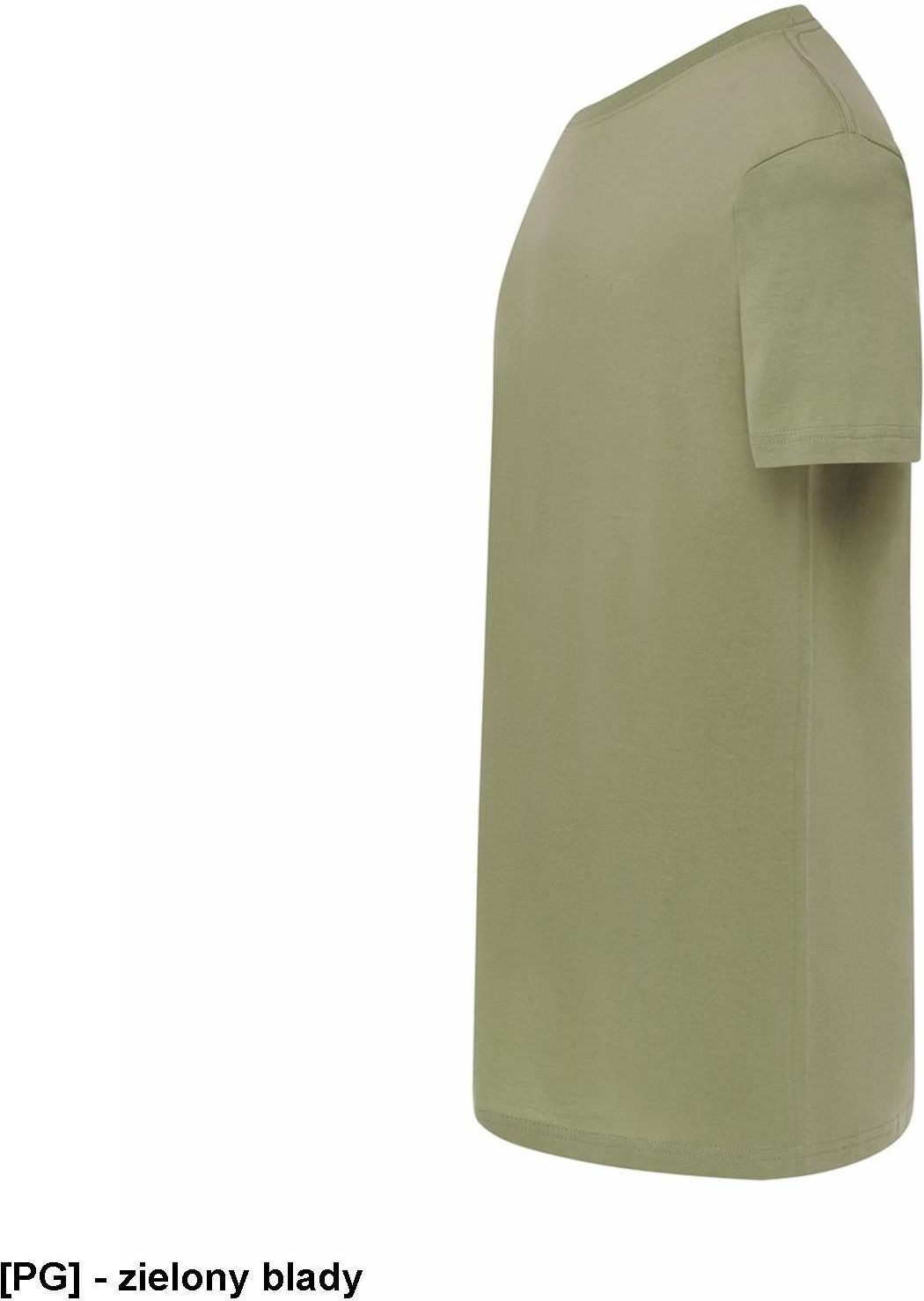 Premium T Shirt Jhk Tsra 190 Męski Z Krótkim Rękawem Wzmocniony Lycrą Ściągacz 98% Bawełna 2% ...