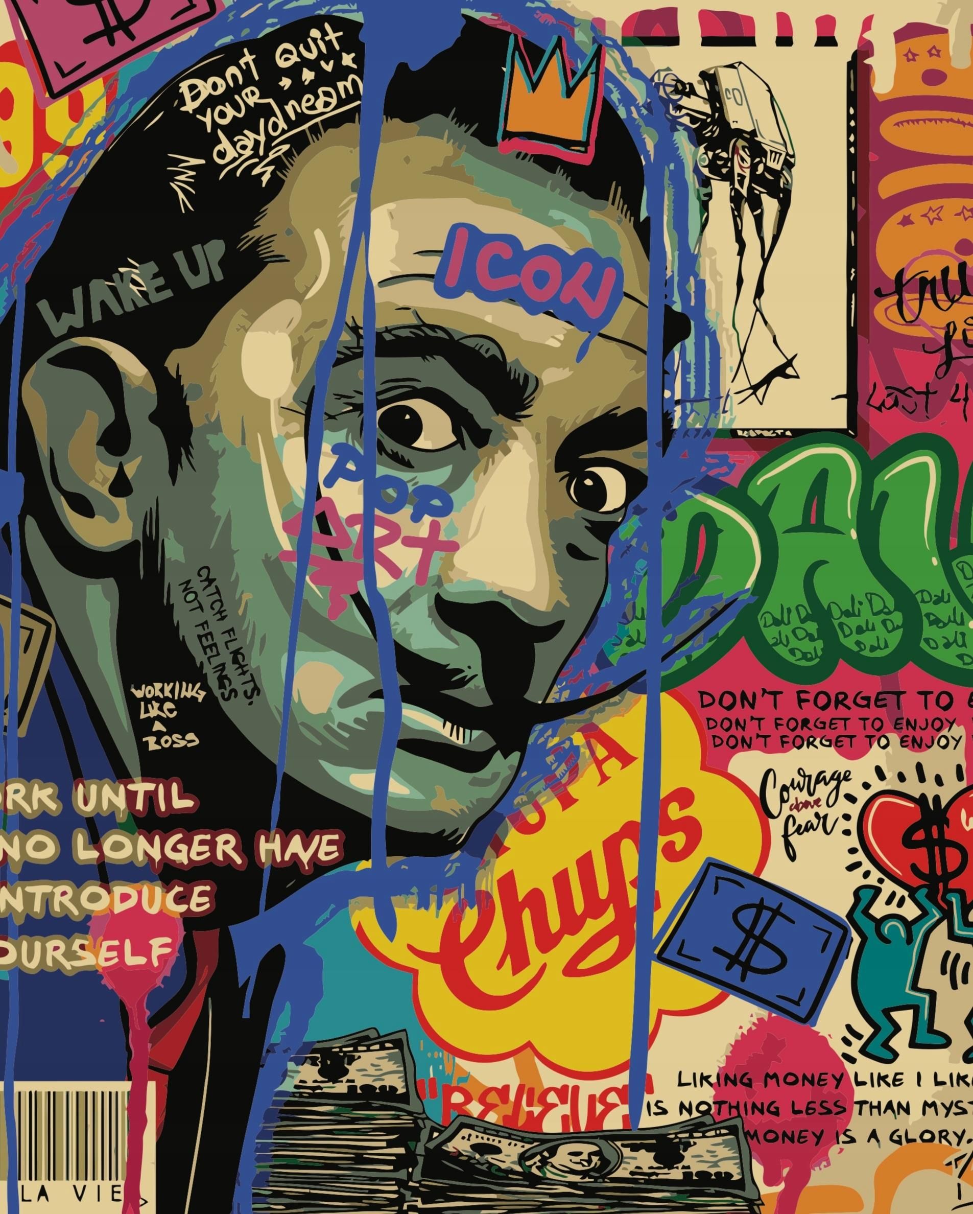 Obraz do Malowania Po Numerach Dali pop art - Ceny i opinie - Ceneo.pl