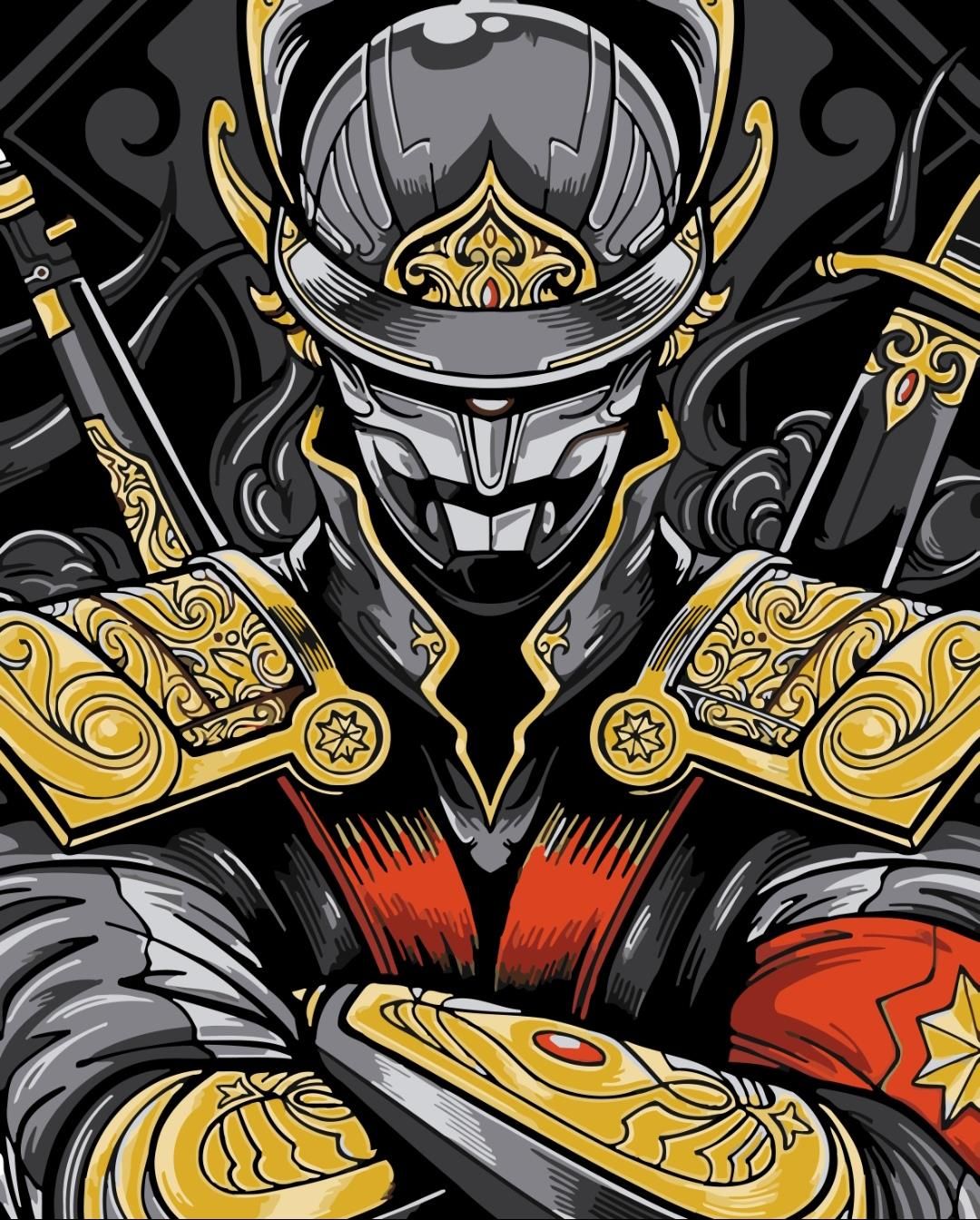 Obraz do Malowania Po Numerach Samurai - Ceny i opinie - Ceneo.pl