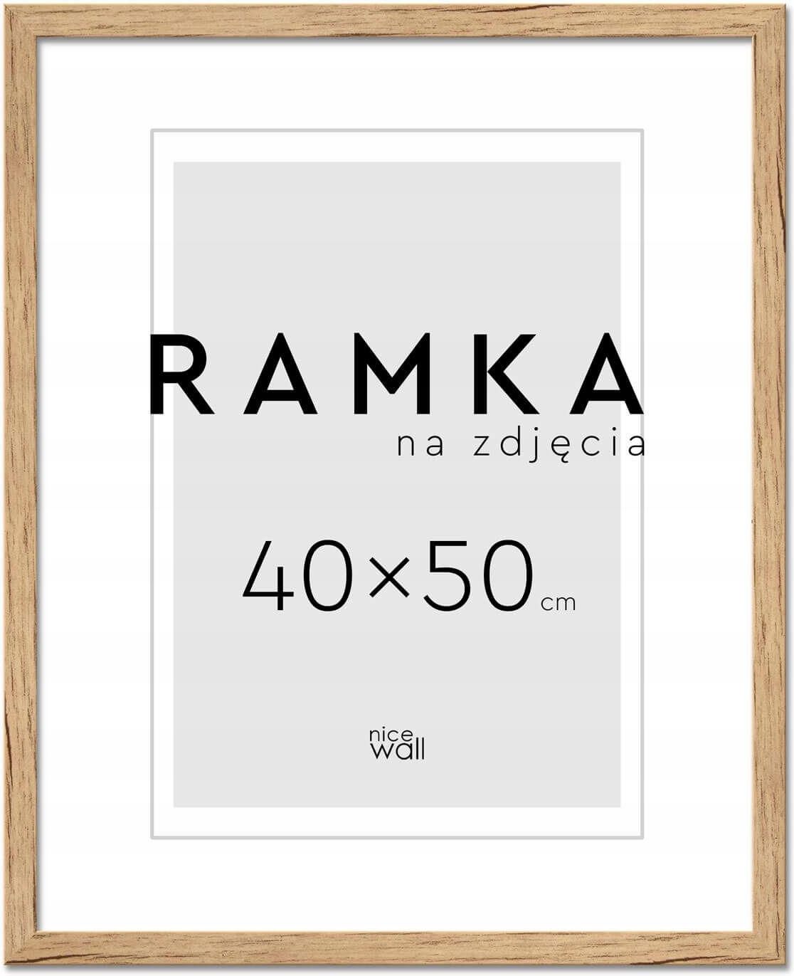 Ramka na zdjęcia 40x50 cm 50x40 cm Brzoza - Ceny i opinie - Ceneo.pl