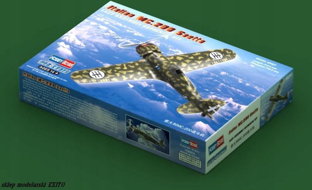 Hobby Boss 80291 1:72 Macchi MC.200 Saetta - Ceny i opinie - Ceneo.pl