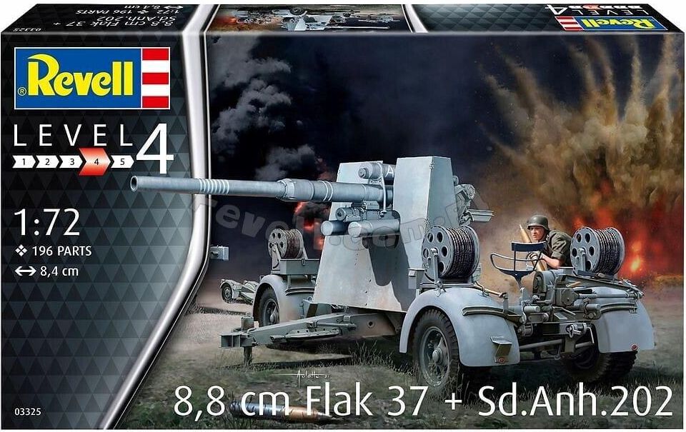 Revell 03325 8,8 cm Flak 37 Sd.Anh.202 - Ceny i opinie - Ceneo.pl
