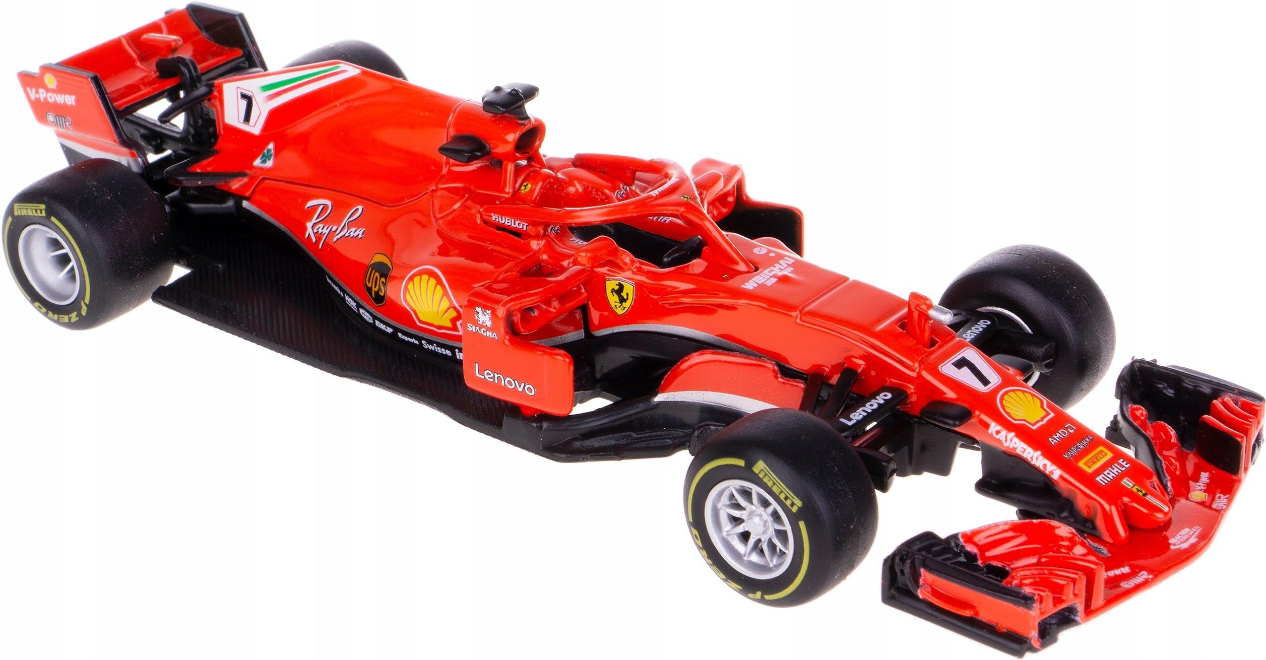 Ferrari F1 SF71H Model Met. Bburago 1:43 Raikkonen - Ceny i opinie ...
