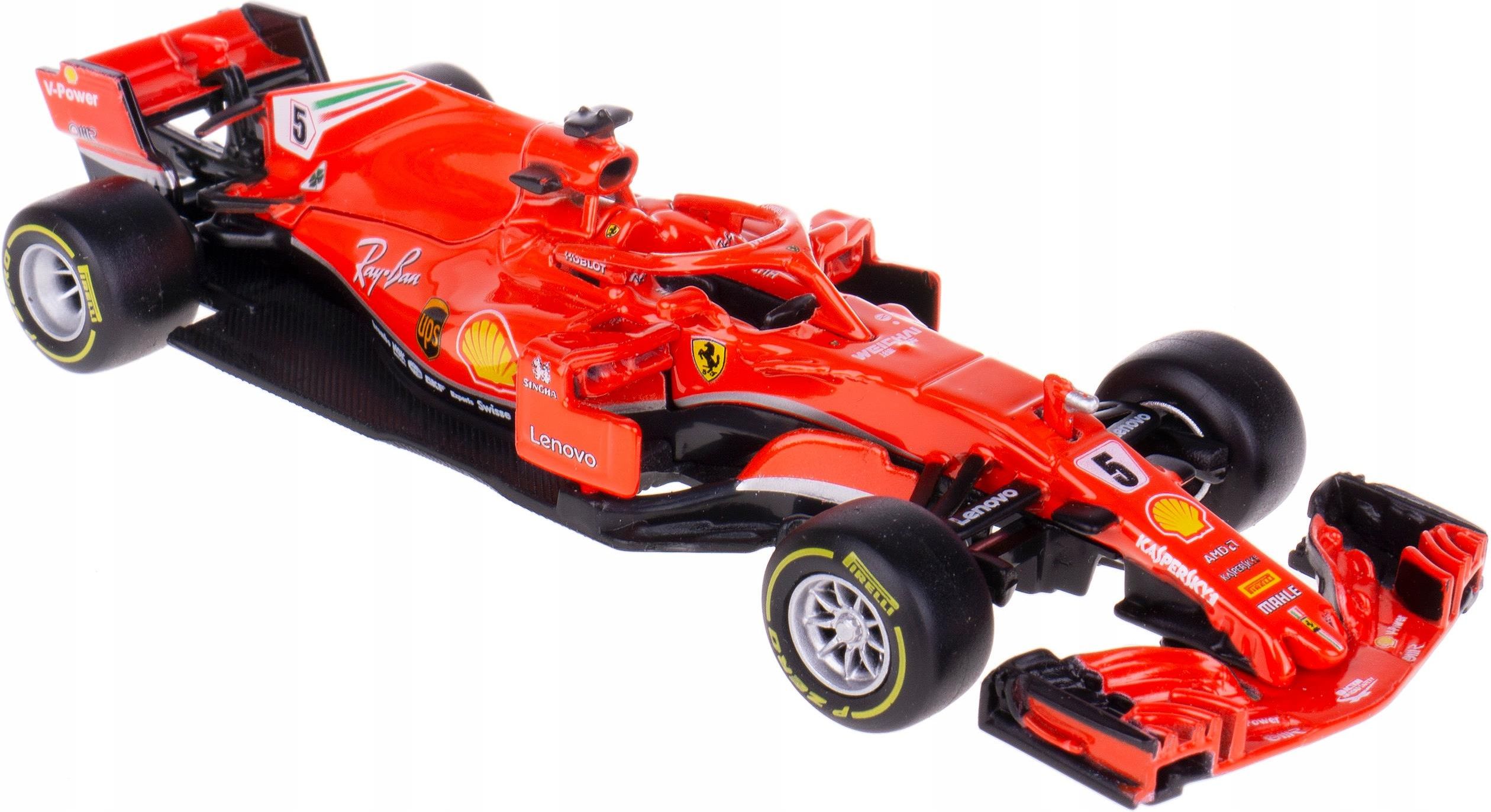 Ferrari F1 SF71H Model Met. Bburago 1:43 Vettel - Ceny i opinie - Ceneo.pl