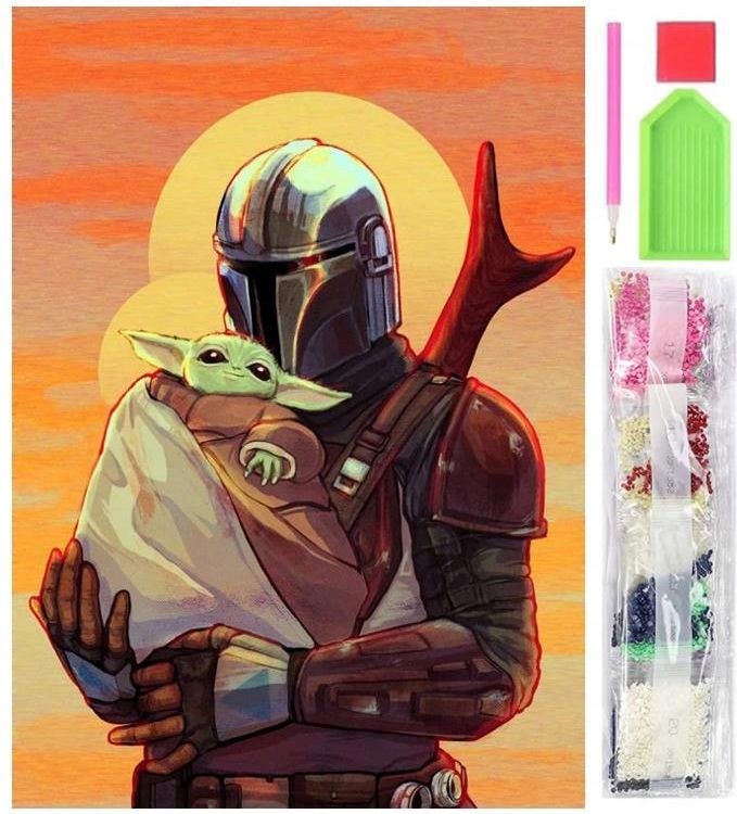 Mozaika Diamentowa Haft 5D Mandalorian Star Wars! - Ceny i opinie ...