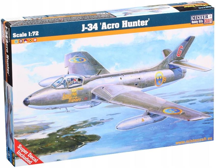 Model Samolot Do Sklejania J-34 ' Acro Hunter ' - Ceny i opinie - Ceneo.pl