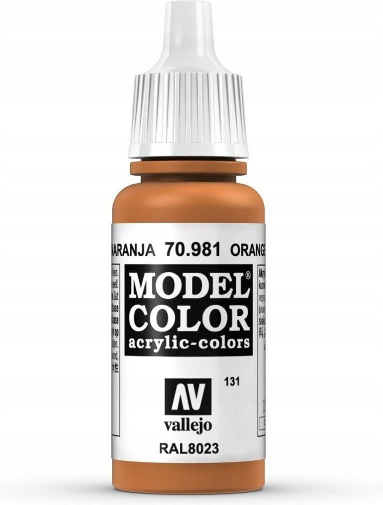 Vallejo 70981 Model Color 17 ml Orange Brown - Ceny i opinie - Ceneo.pl