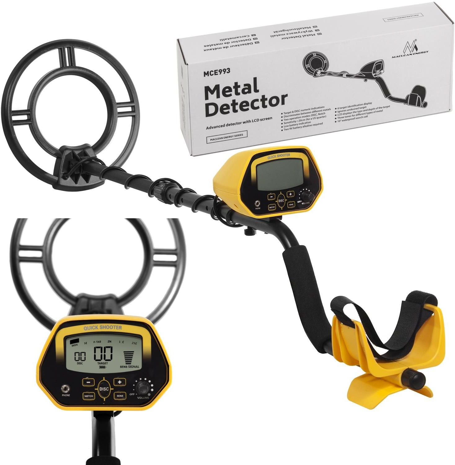 Wykrywacz Metalu Metali Detektor LCD MCE993 Shoter - Ceny i opinie ...