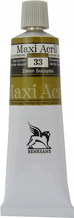 Farba Maxi Acril Renesans 60ml Zieleń Soczysta 33 - Ceny i opinie ...