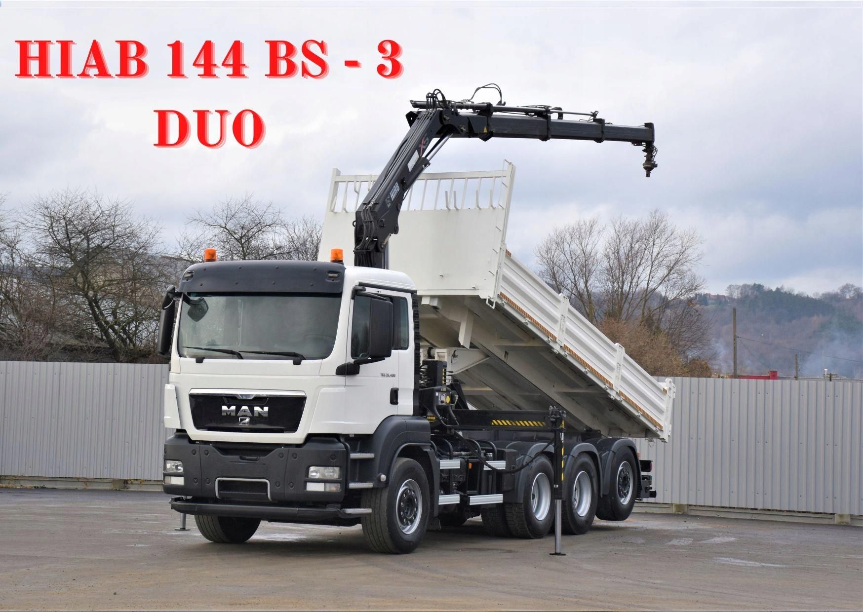 MAN TGS 35.400 * HIAB 144 BS - 3DUO/PILOT *8x4 - Opinie i ceny na Ceneo.pl