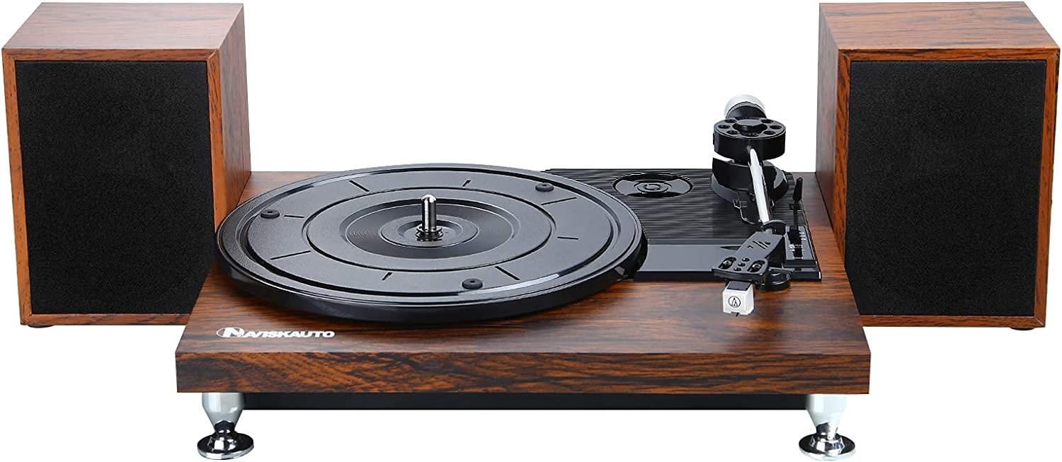 Gramofon Gramofon NAVISKAUTO 33/45/78 RPM BT Głośniki 10W - Opinie i ...