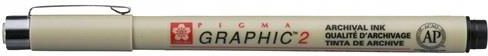 Cienkopis Sakura Pigma Graphic 2 Czarny 2.0MM - Ceny i opinie - Ceneo.pl