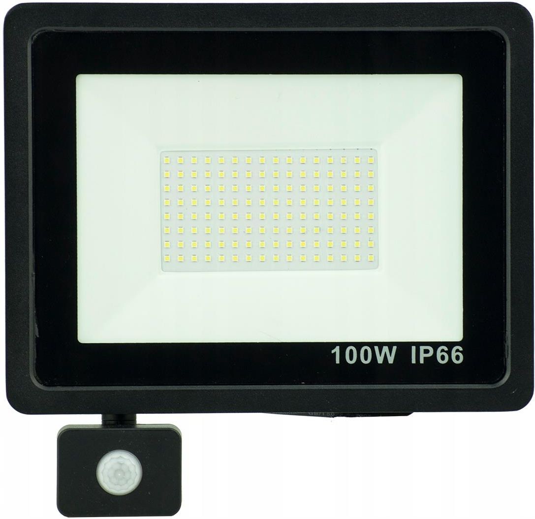 Halogen Naświetlacz Led Smd 100W Z Czujnik Ruchu - Ceny i opinie - Ceneo.pl