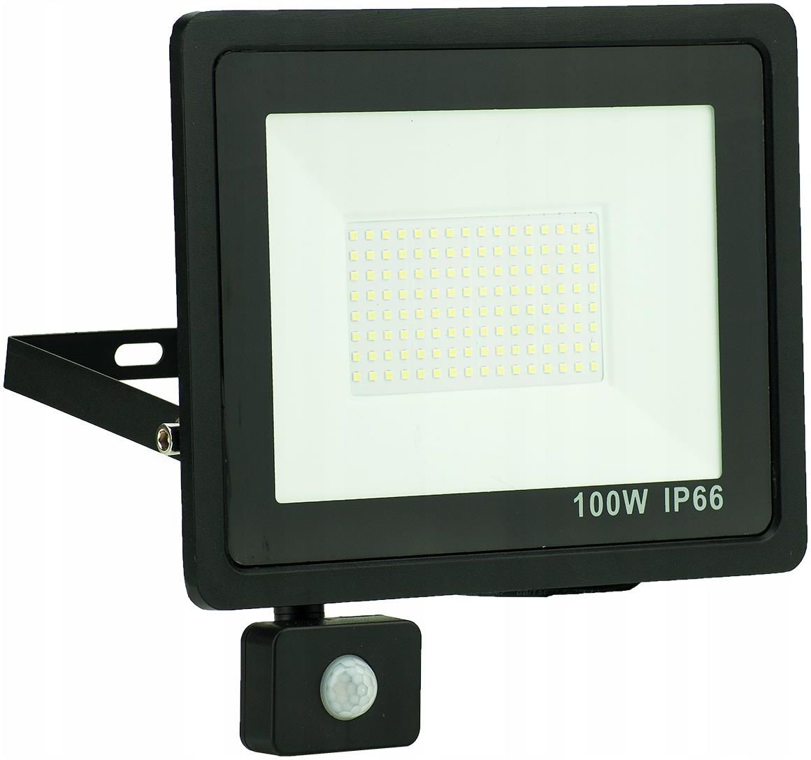 Halogen Naświetlacz Led Smd 100W Z Czujnik Ruchu - Ceny i opinie - Ceneo.pl