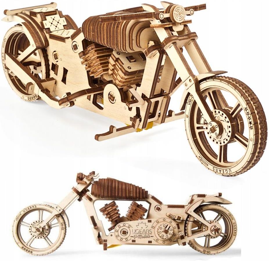 Motor Motocykl Puzzle 3D mechaniczny drewniany - Ceny i opinie - Ceneo.pl