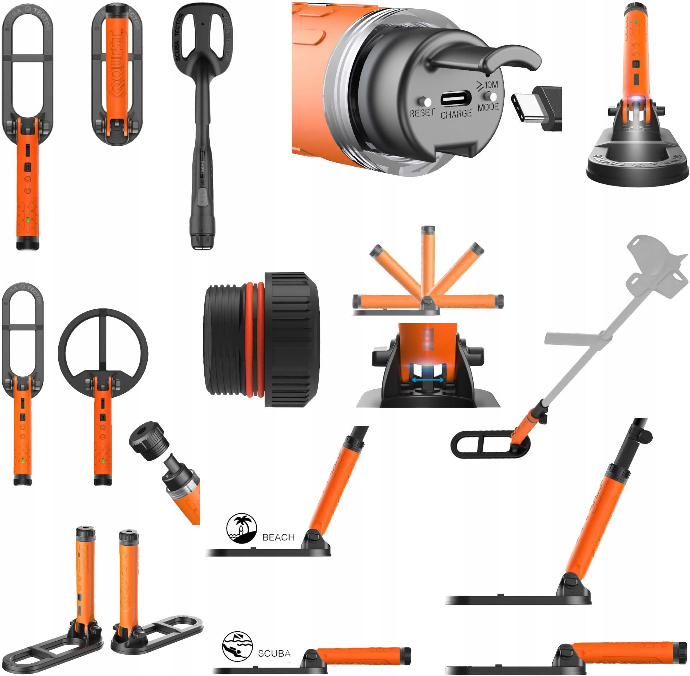 Wykrywacz Quest X10 Pro Wodoszczelny LCD Lekki - Ceny i opinie - Ceneo.pl