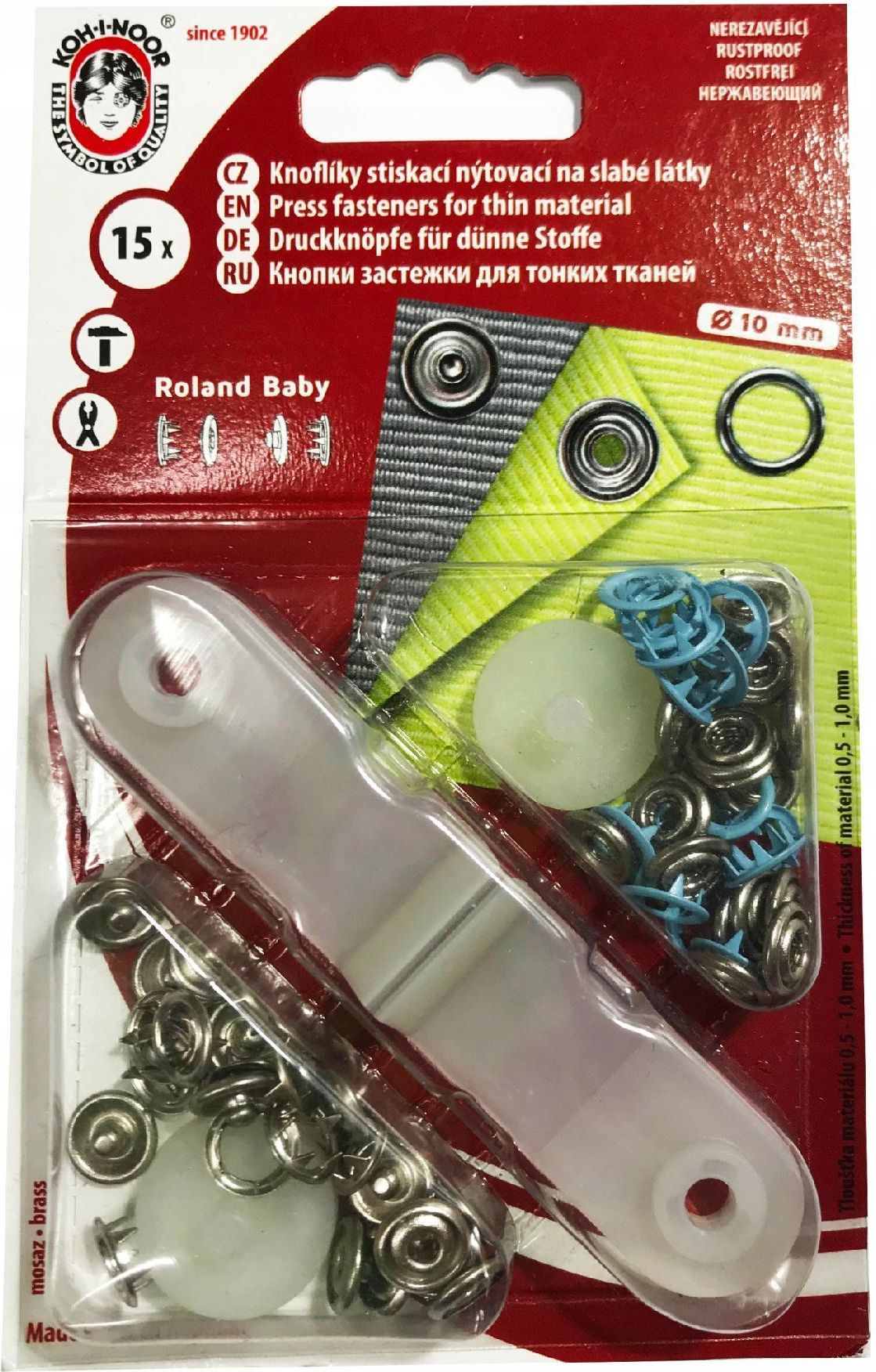 Napy zatrzaski springi 10mm niebieskie napownica - Ceny i opinie - Ceneo.pl