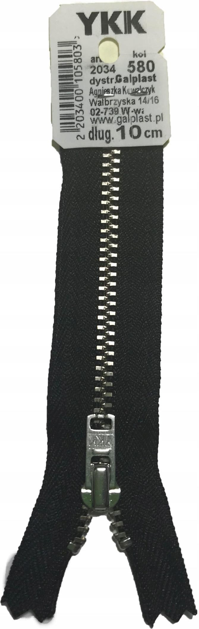 Ykk zamek metalowy 10 cm do spodni czarny 580 - Ceny i opinie - Ceneo.pl