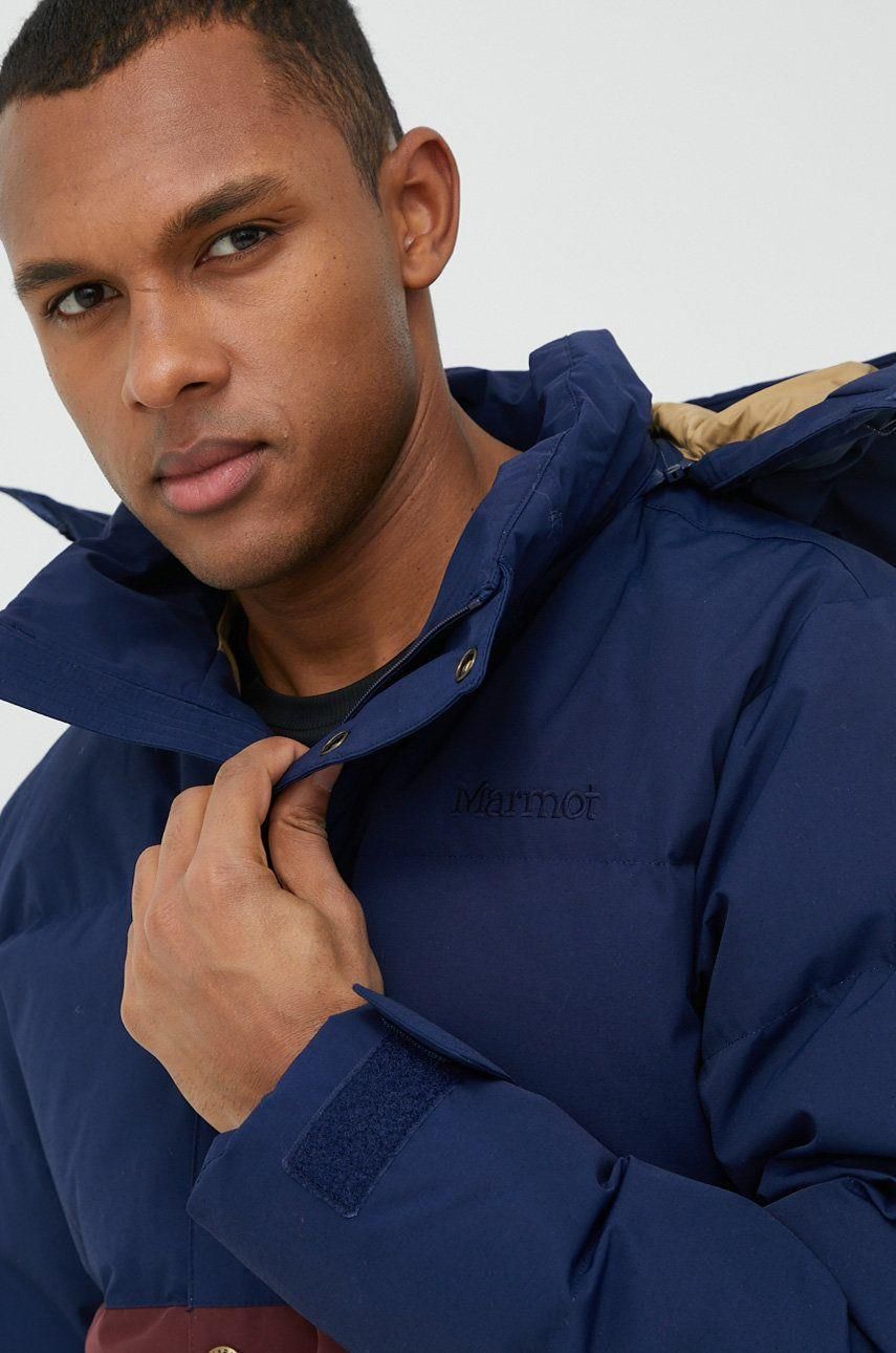 Marmot kurtka puchowa męska kolor granatowy - Ceny i opinie - Ceneo.pl