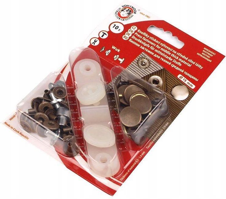 Napy zatrzaski 15mm mosiądz napownica - Ceny i opinie - Ceneo.pl