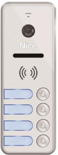 Akcesoria do bramy Nice Panel Rozmówny Czterorodz W Kolorze Srebrnym ...