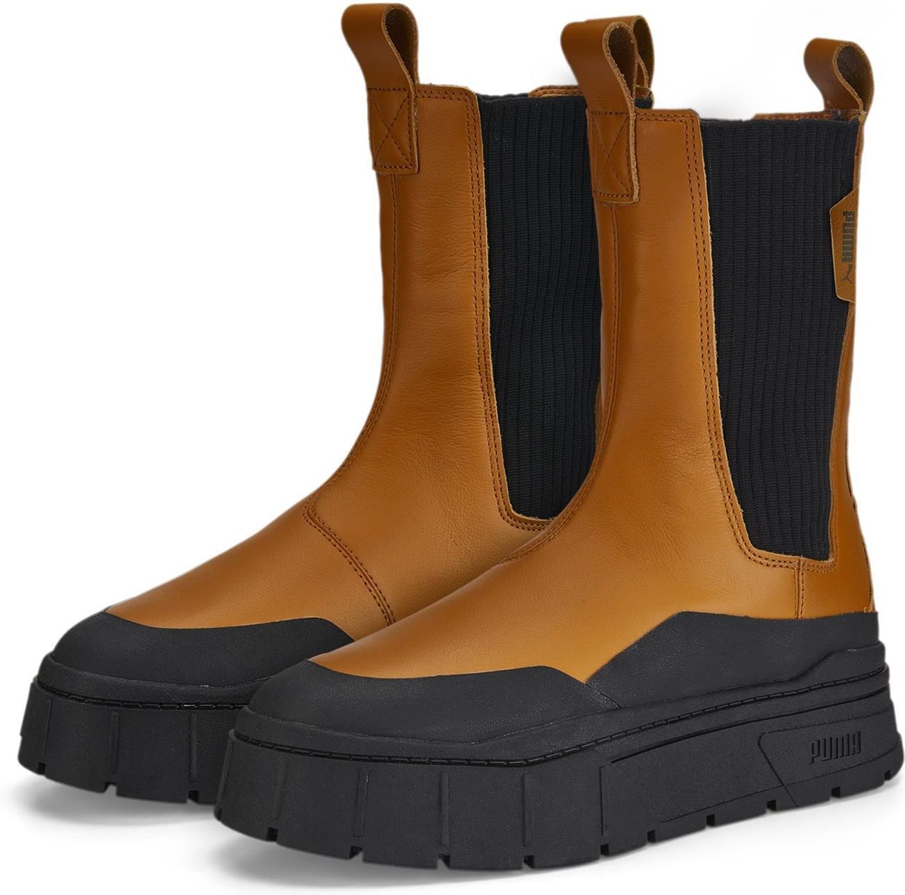 Buty damskie Puma MAYZE STACK CHELSEA brązowe 38627202 - Ceny i opinie ...