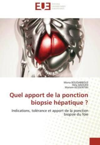 Quel apport de la ponction biopsie hépatique ? - Literatura ...