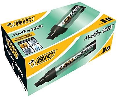 Bic Onyx Marker Dłuto X Large 1891 10mm Pudełko 6 Czarne - Ceny i ...